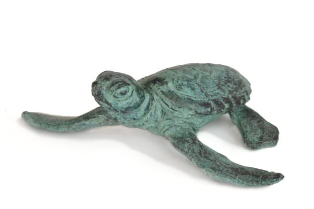 Pair of Baby Turtles Sculpture | Bronze Turtle Statue | Sea Turtle ...