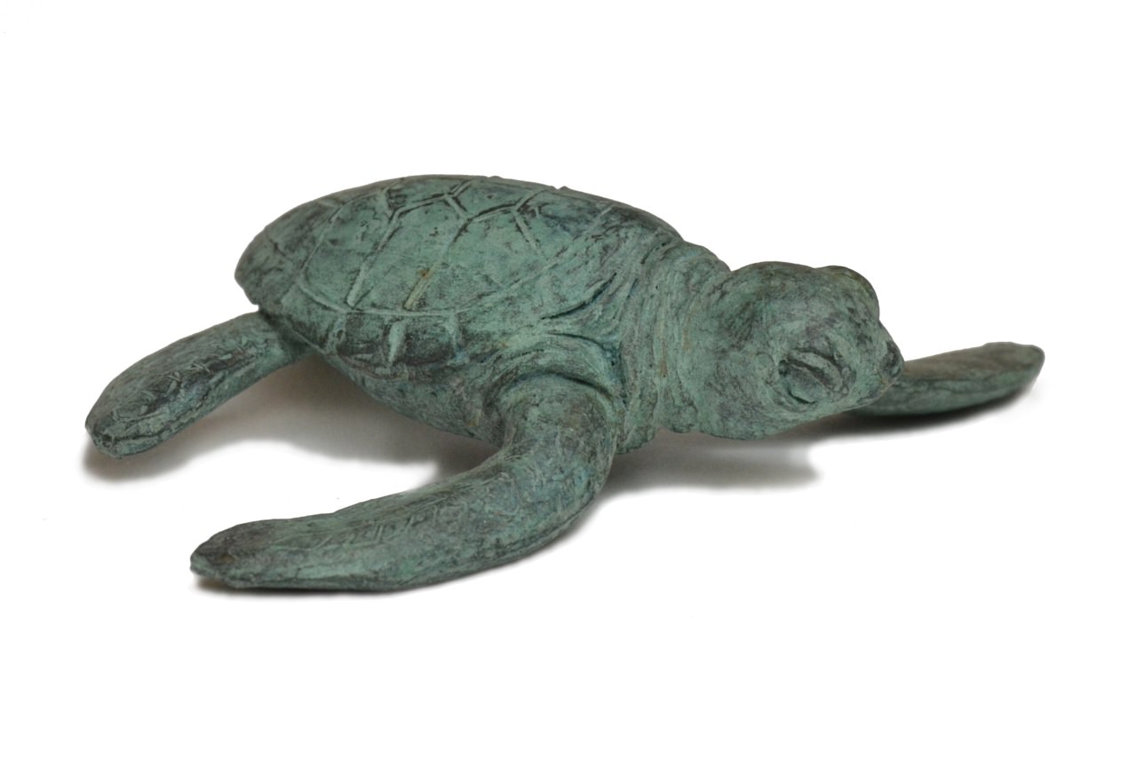 Pair of Baby Turtles Sculpture | Bronze Turtle Statue | Sea Turtle ...