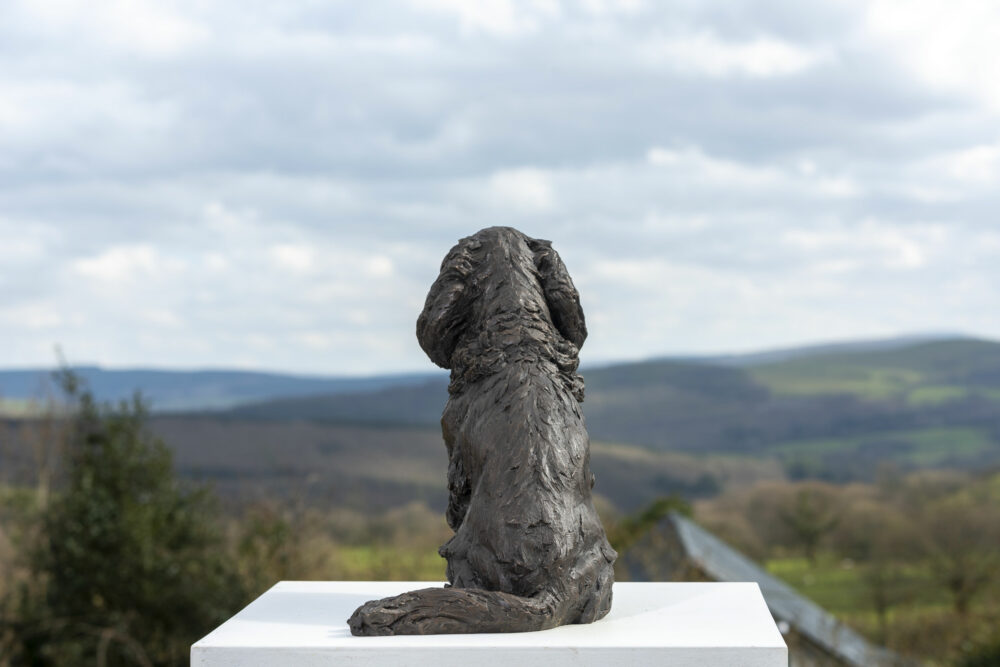 SITTING CAVALIER KING CHARLES SPANIEL SCULPTURE | Tanya Russell
