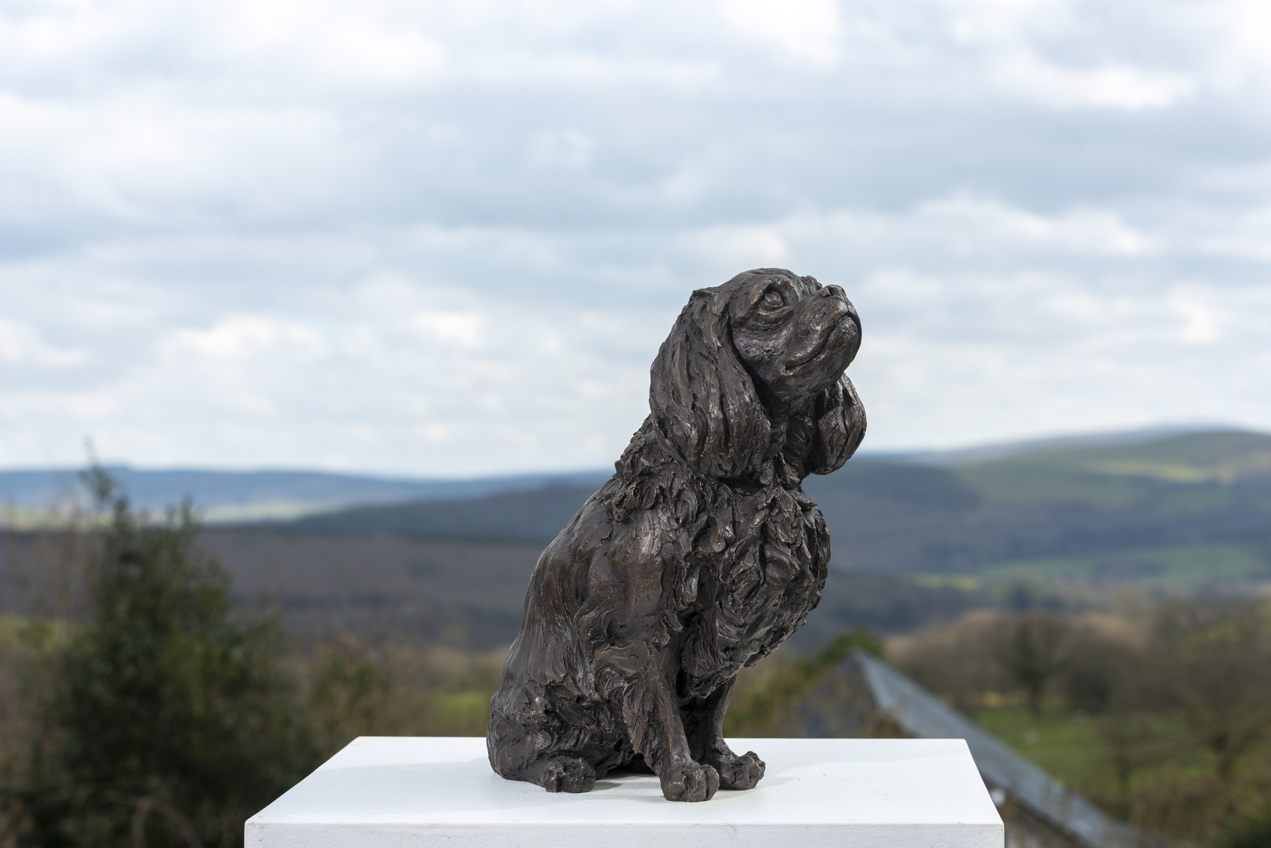 Cavalier King Charles Spaniel Sculpture | King Charles Spaniel Statue