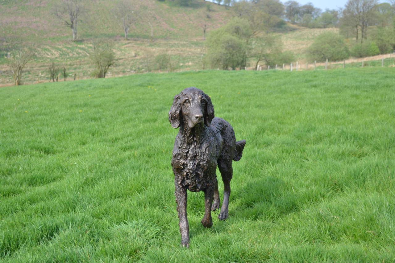 English Setter Sculpture by Tanya Russell | Bronze English Setter Statue