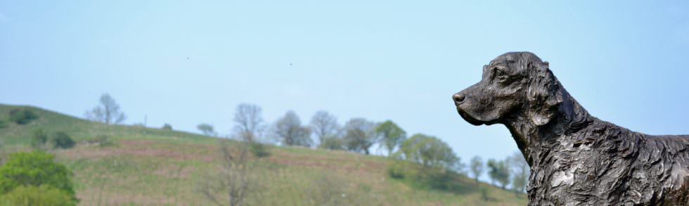 English Setter Sculpture by Tanya Russell | Bronze English Setter Statue