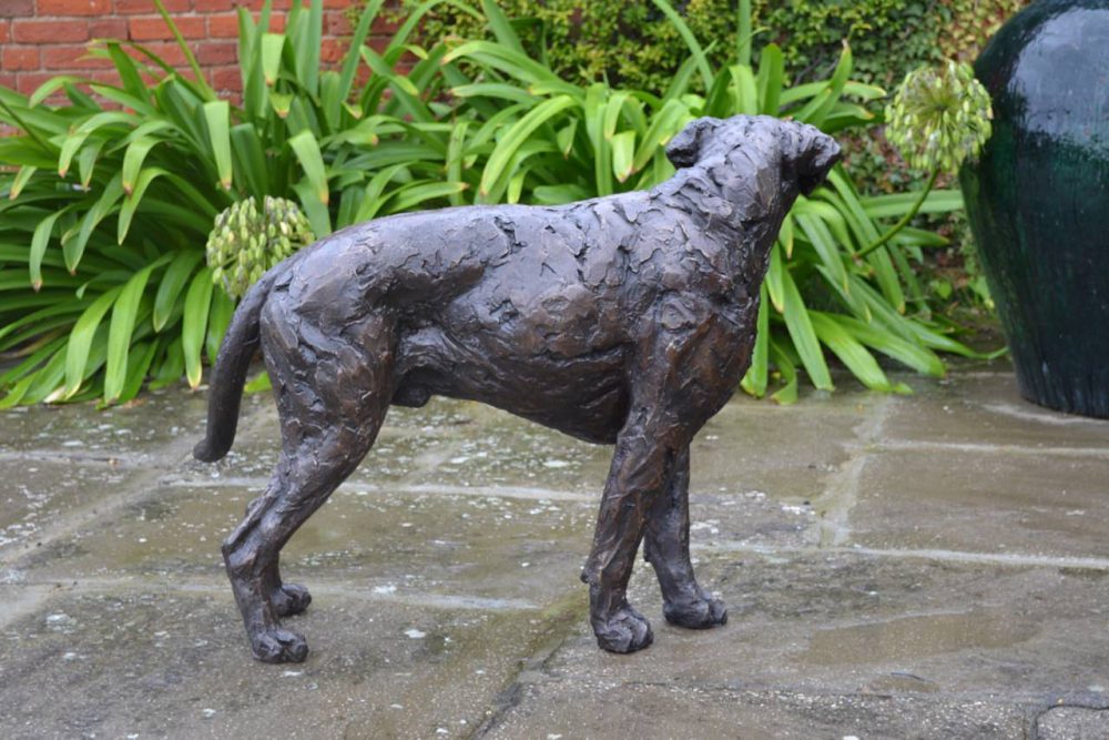 Bronze Boxer Sculpture | Boxer Dog Statue | Boxer Dog Garden Statue