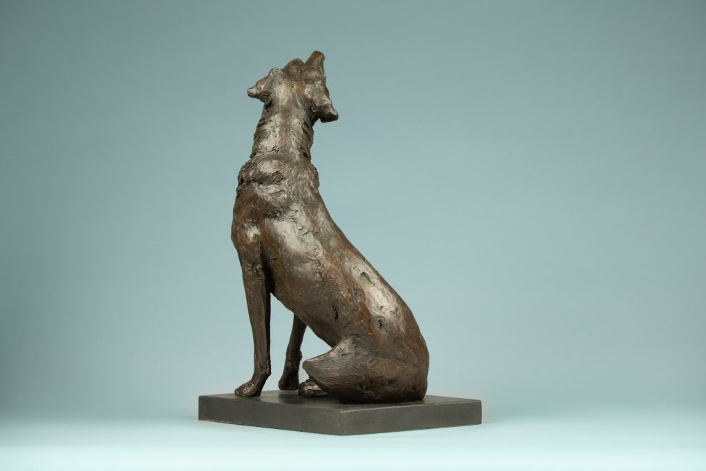 Bronze 'Affection' Sitting Labrador Sculpture | Labrador Statue