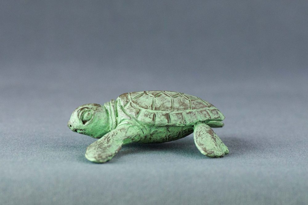 Pair of Baby Turtles Sculpture | Bronze Turtle Statue | Sea Turtle ...