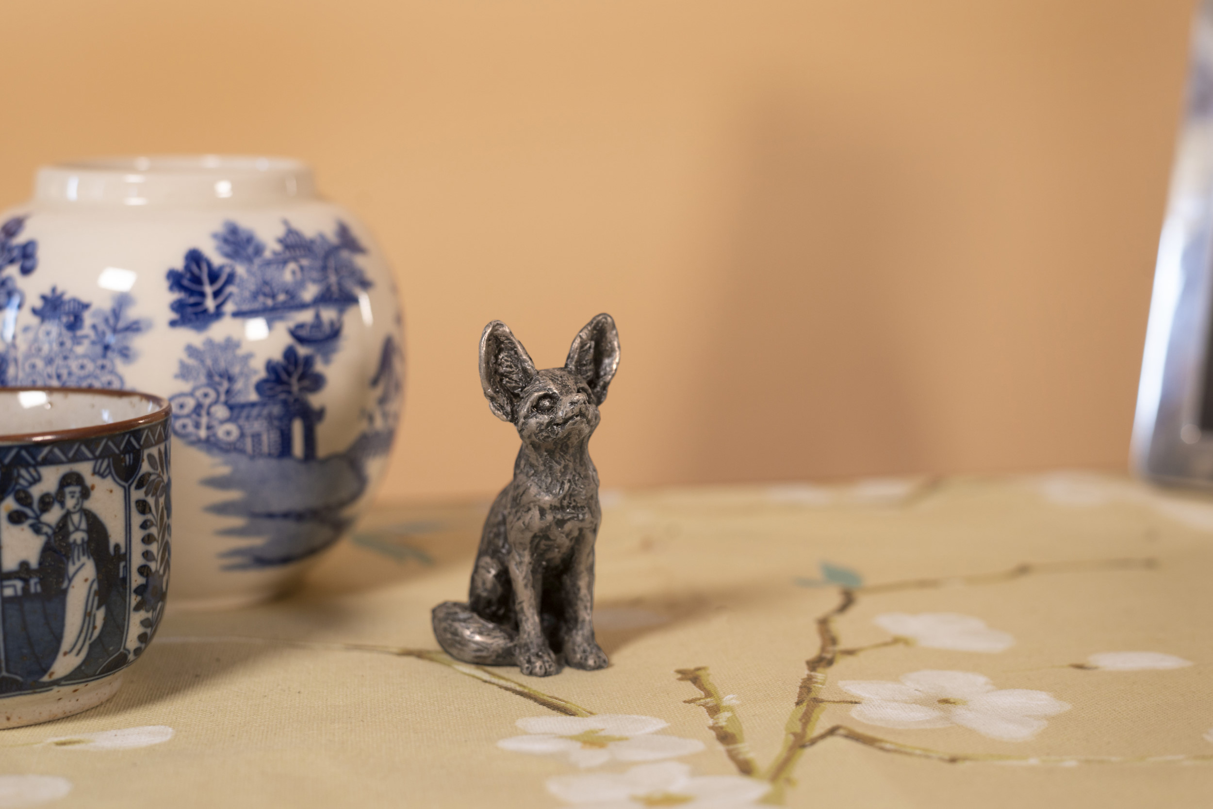 Fennec Fox Sculpture | Fennec Fox Statue | Bronze Fox Ornament