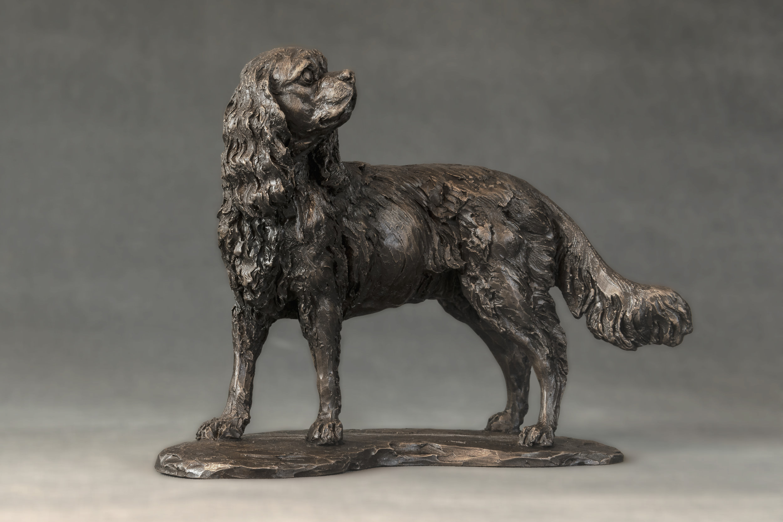 SMALL STANDING CAVALIER KING CHARLES SPANIEL SCULPTURE | Tanya Russell