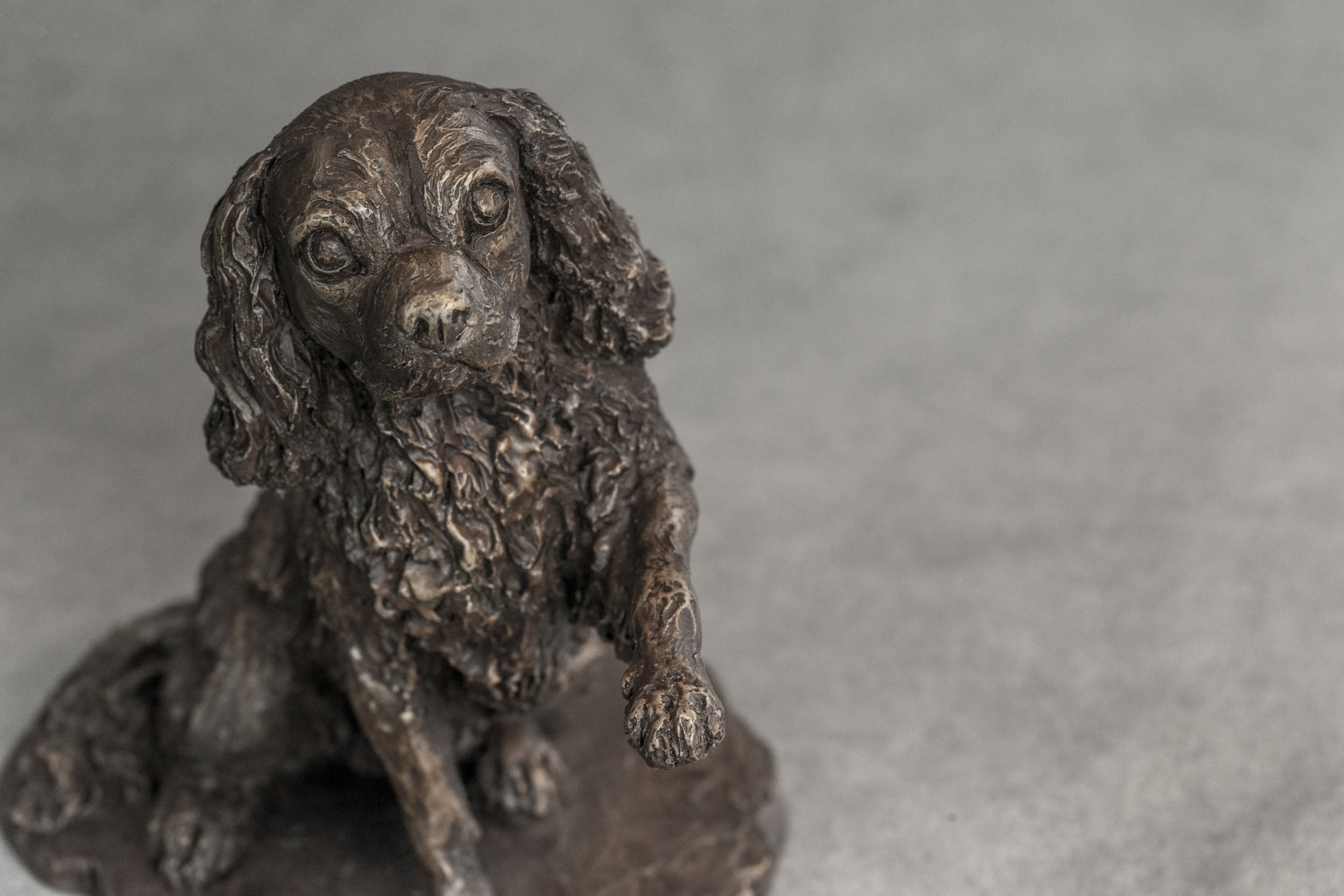 Bronze Cavalier King Charles Sculpture | Bronze Spaniel Statue