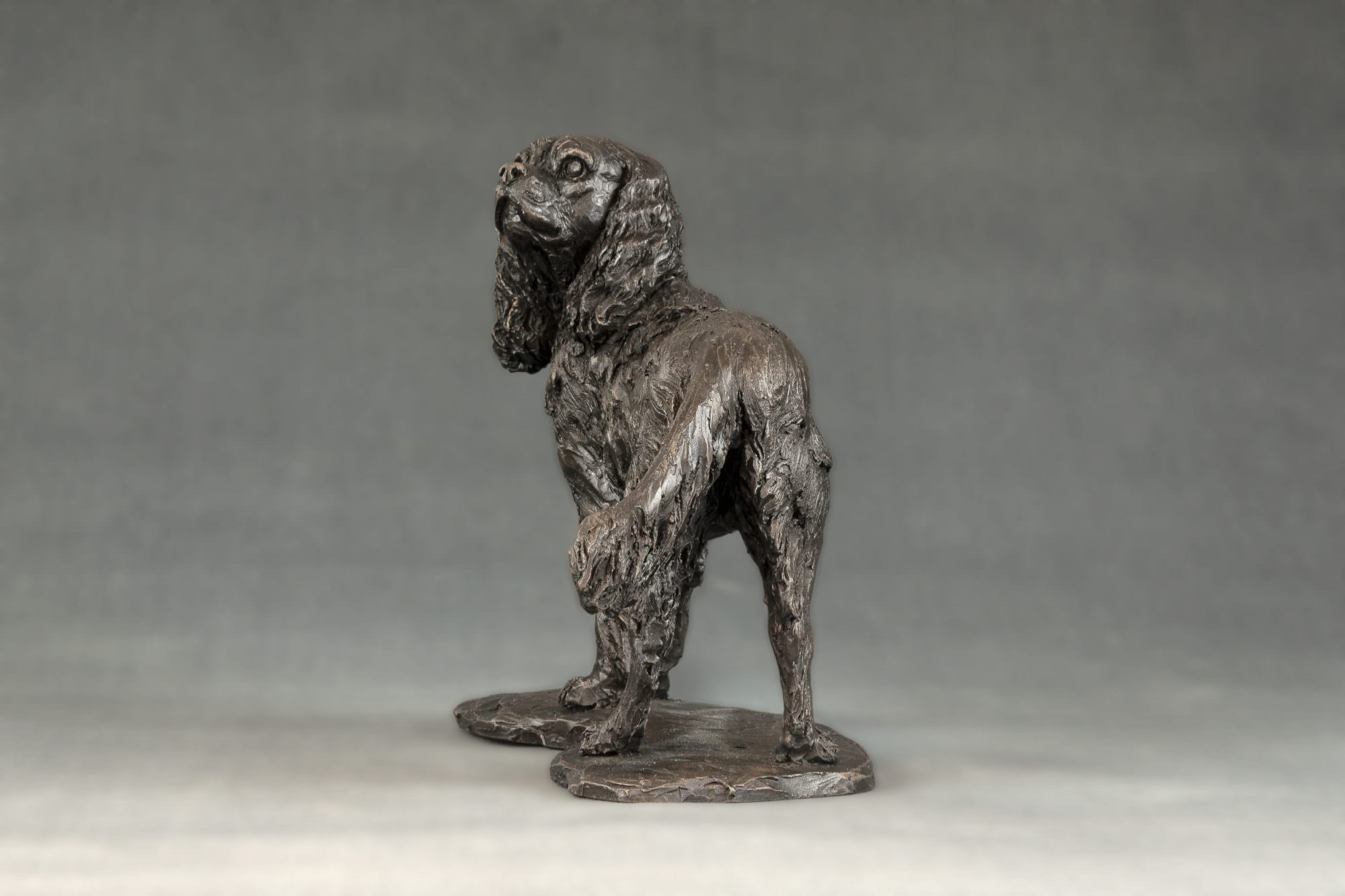 Bronze Standing Cavalier King Charles Spaniel sculpture by sculptor ...