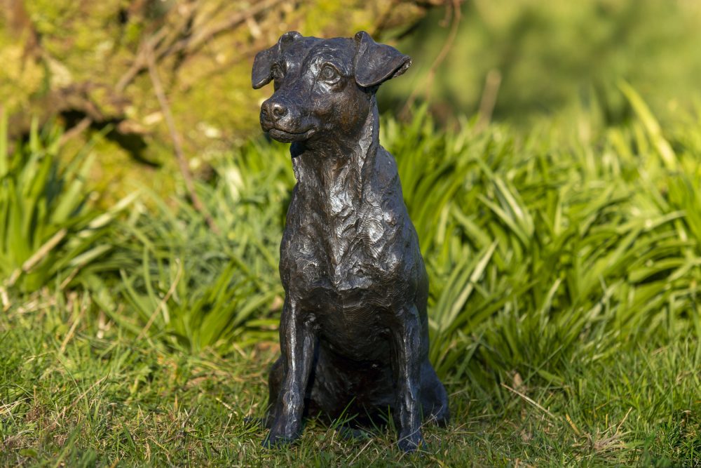 Bronze Jack Russell Terrier sculpture | Bronze Jack Russell Terrier Statue