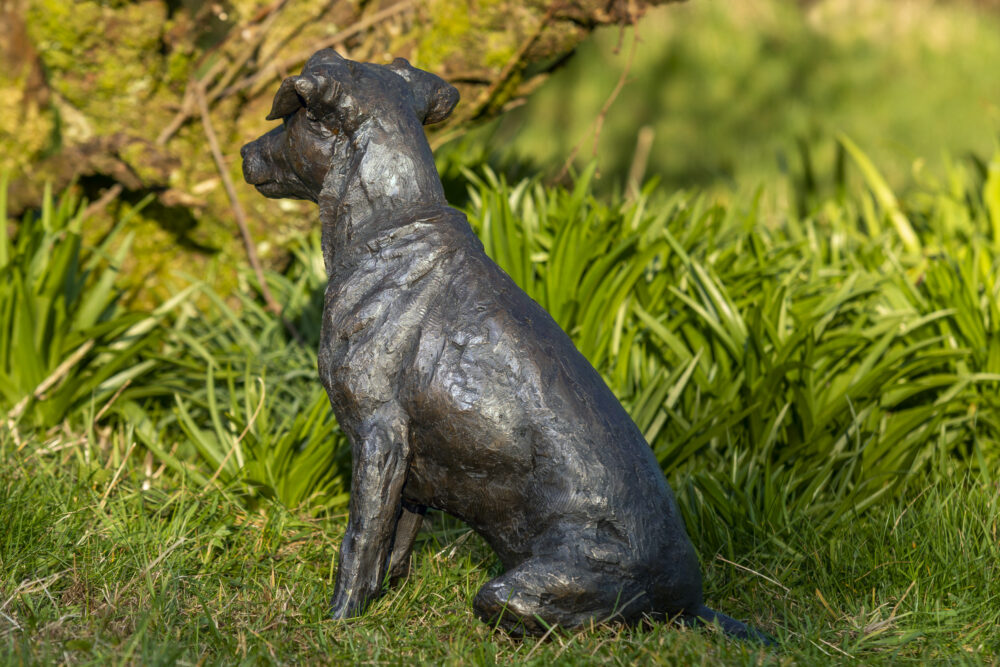 Bronze Jack Russell Terrier sculpture | Bronze Jack Russell Terrier Statue