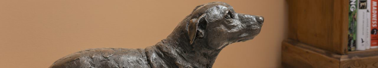 Bronze Jack Russell Terrier sculpture | Life Size Jack Russell statue