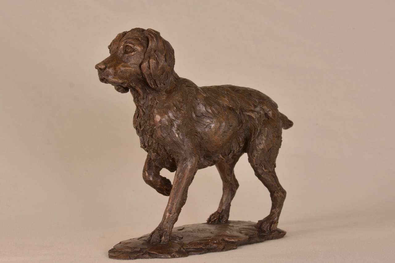 SMALL STANDING SPANIEL SCULPTURE | Tanya Russell