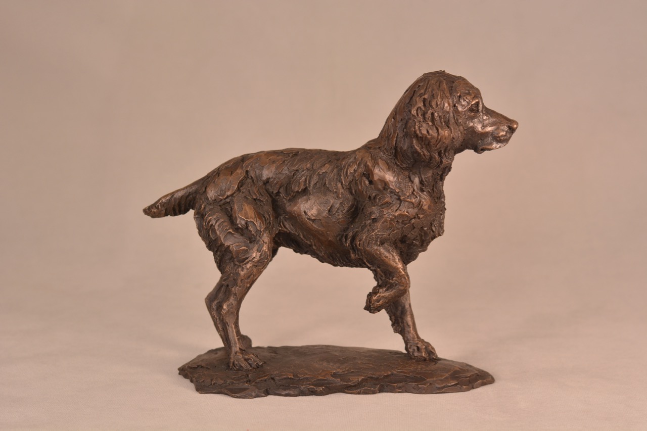 SMALL STANDING SPANIEL SCULPTURE | Tanya Russell