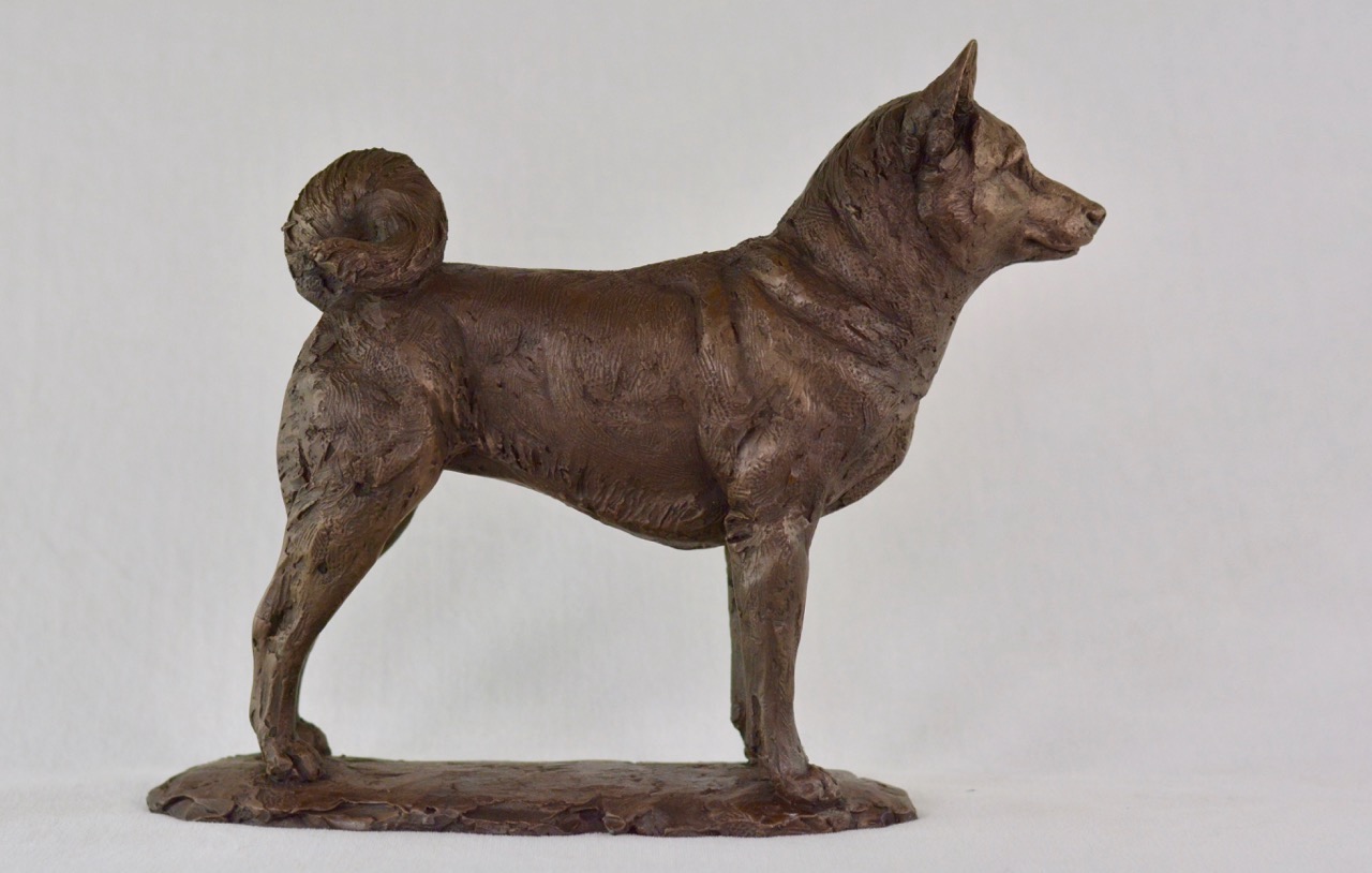 STANDING SHIBA INU SCULPTURE | Tanya Russell