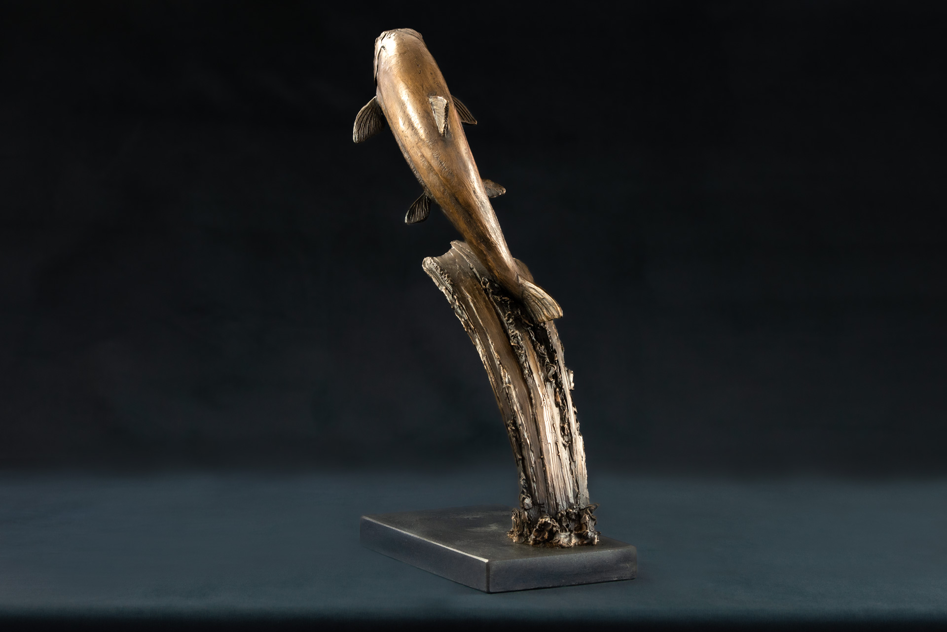 LEAPING SALMON SCULPTURE | Tanya Russell