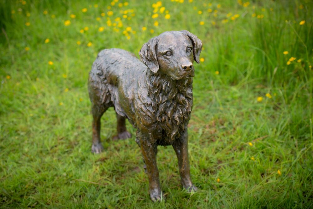 STANDING GOLDEN RETRIEVER SCULPTURE | Tanya Russell